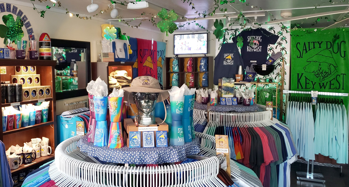 Map to the Salty Dog Key West